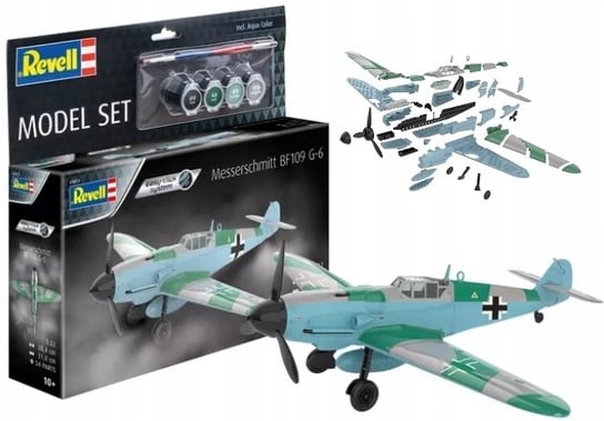 Revell Samolot MODEL SET 1:32 63653 Messerschmitt BF109G-6 easy-click ...