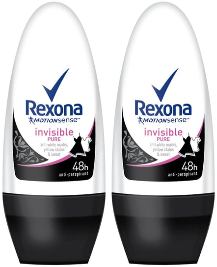 Rexona Invisible Antyperspirant Damski Roll on x2 | Sklep EMPIK.COM