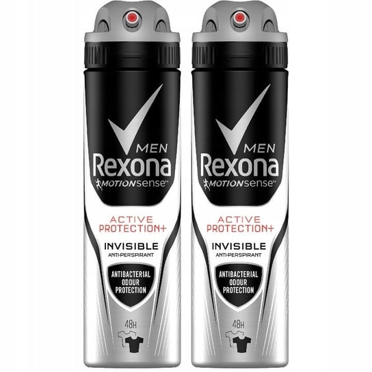 Rexona Men, Antyperspirant Active Protection+ Invisible, 2 x 150 ...