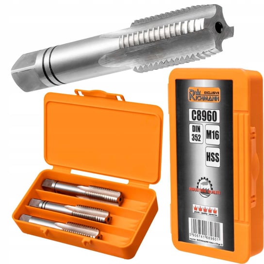 Richmann Gwintownik Hss M16 Din 352 Walizka Etui Zestaw 3 Sztuk C8960 - Inna marka | Sklep EMPIK.COM