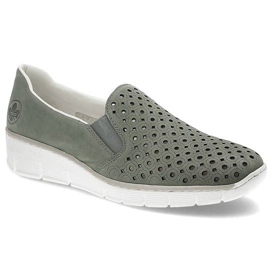 Rieker, Półbuty, 53791-52 Green, rozmiar 36 - Rieker | Moda Sklep EMPIK.COM