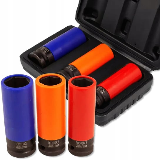 ROCKFORCE Zestaw NASADEK udarowych 1/2" do ALUFELG 6-kątnych 3 ELEMENTY - Rockforce | Sklep ...