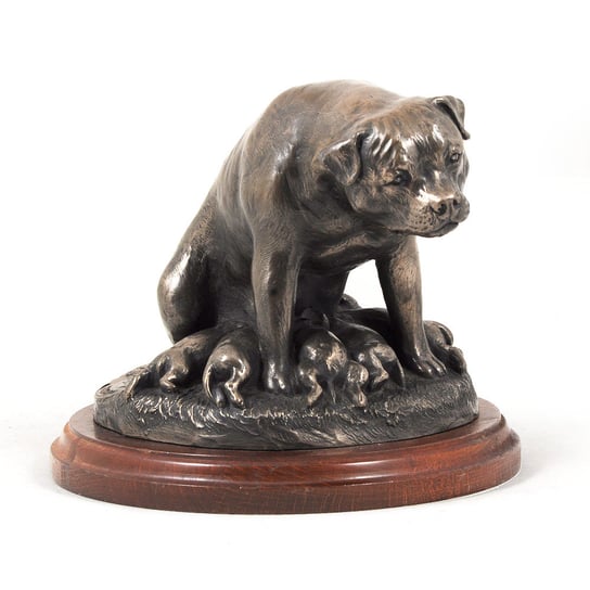 Rottweiler II - statuetka psa, figurka do biura, trofeum na wystawę ...
