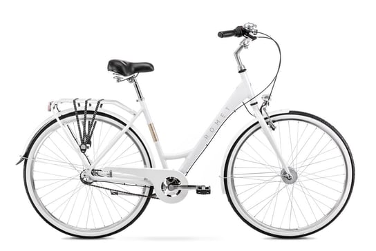 Rower miejski ROMET SONATA CLASSIC 2024 biały, 18, 28, nd., kobieta ...