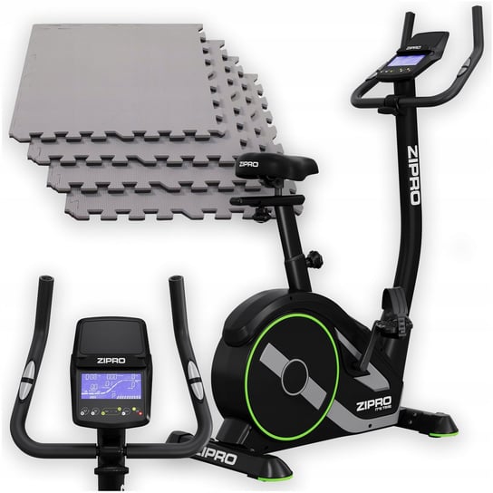 ROWER TRENINGOWY ROWEREK STACJONARNY + MATA PUZZLE PODSTAWKA OCHRONNA ...