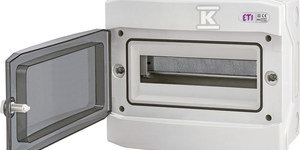 Rozdzielnica natynkowa ECH-12PT 12 modułów drzwi transparentne IP65 ...