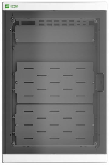 Rozdzielnica natynkowa multimedialna ELEGANT 3x12 biała/dymna IP40 - ELEKTRO-PLAST NASIELSK ...