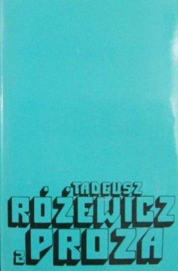 Różewicz Proza Tom 2 - W opisie | Książka w Empik