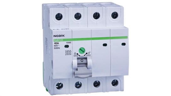 Rozĺ‚ä…cznik izolacyjny 40a 3-biegunowy 4p (400v ac) 4-moduĺ‚owy z blokadä… off noark - noark ...