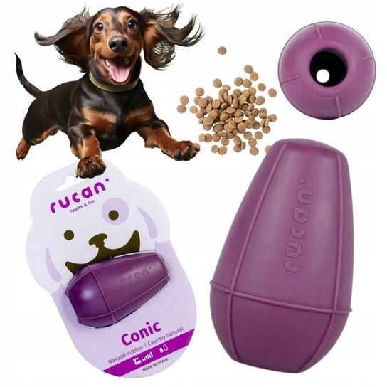 RUCAN CONIC M bardzo twarda zabawka dla psa na przysmaki kauczuk lana guma - Inna marka | Sklep ...
