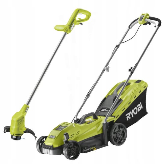 Ryobi Kosiarka Elektryczna + Kosa Podkaszarka 35L 1300W 31Cm ...