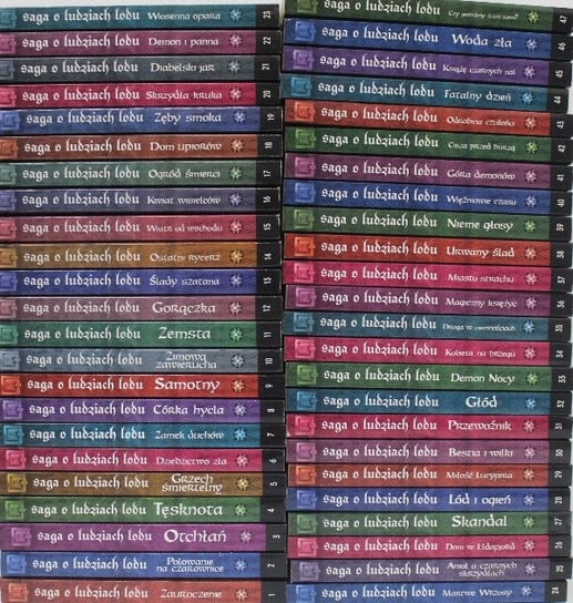 Saga o Ludziach Lodu Tom 1 do 47 - W opisie | Książka w Empik