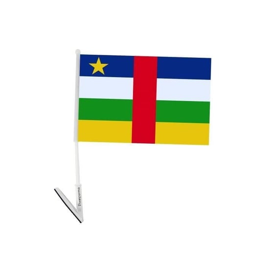 Samoprzylepna flaga Republiki Środkowoafrykańskiej 10 sztuk 14x21cm ...