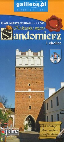 Sandomierz. Mapa 1:11 000 - Wydawnictwo Turystyczne Plan | Książka w Empik
