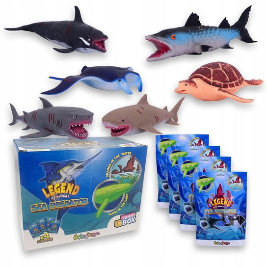 Sbabam FUNNY BOX Legend of Animals Sea Predators, zabawki dla dzieci ...