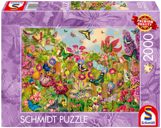 Schmidt, Puzzle PQ Ogród motyli, 2000 el. - Schmidt | Sklep EMPIK.COM