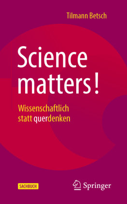 Science matters! - Springer, Berlin | Książka w Empik