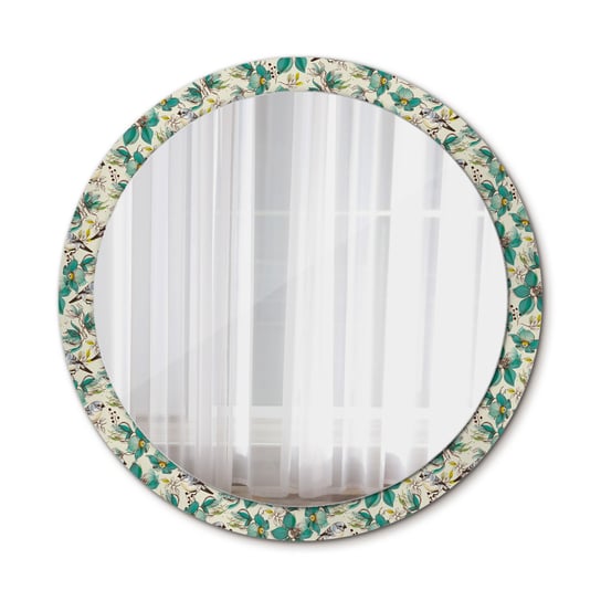 Ścienne Lustro Rama Glamour Kwiaty i ptaki 100cm - Tulup | Sklep EMPIK.COM