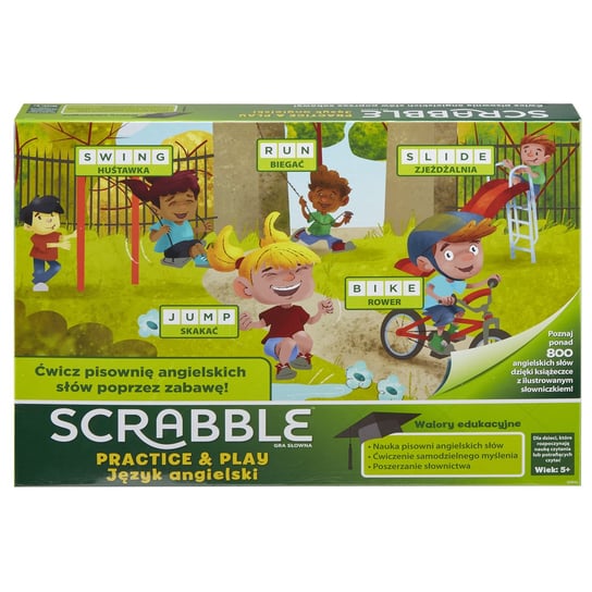 Scrabble Practice And Play, gra edukacyjna, Scrabble - Scrabble | Sklep ...
