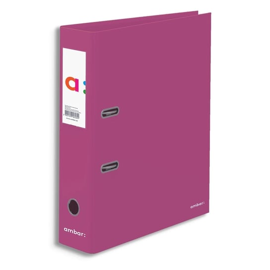 Segregator A4 2-ringowy biurowy szkolny z dźwignią purpurowy - Ambar | Sklep EMPIK.COM