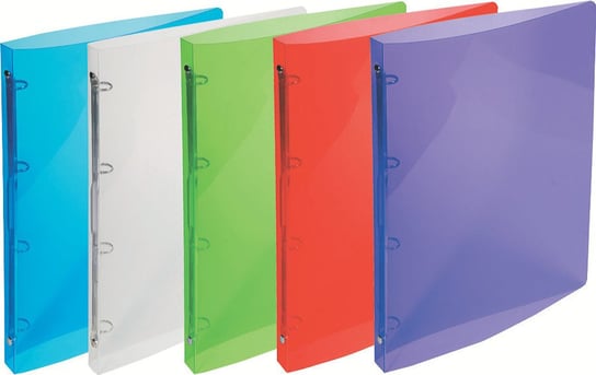 Segregator Miękki Z Tworzywa Sztucznego A4/ 4 Cm 4 Ringi Kolory - Inna ...