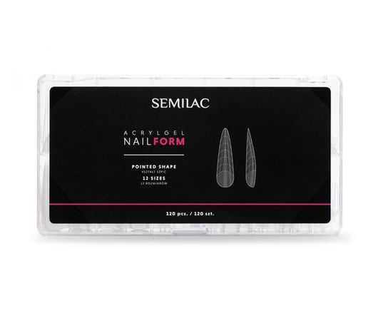 Semilac, Górne formy do przedłużania akrylożelu Szpic Acrylgel, 120 szt ...