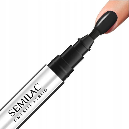 Semilac, One Step Hybrid, Lakier Hybrydowy, S190 Marker The Black, 3 ml ...