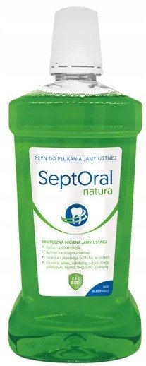 Septoral, Natura, Płyn do płukania jamy ustnej, 500 ml | Sklep EMPIK.COM