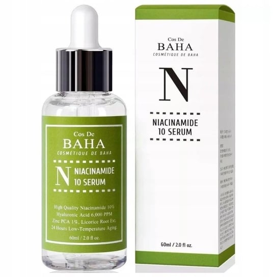 Serum Do Twarzy Cos De BAHA N Niacynamid PCA 1% Cynk Regulacja Sebum 60 ...