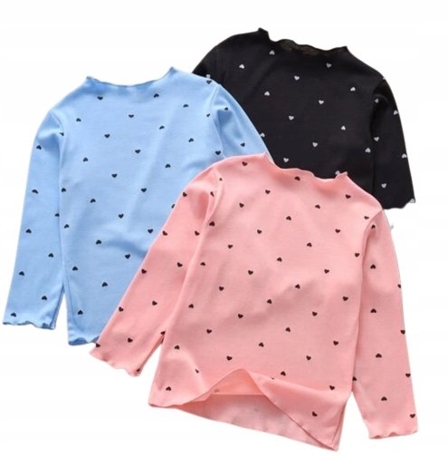 SHEIN 3-PAK PODKOSZULKÓW DZIEWCZĘCYCH 110 1VCQ - Shein | Sklep EMPIK.COM