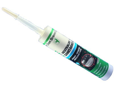 Silikon Neutralny Sanitarny Braven NAF 300ml biały 616822 - Den Braven ...