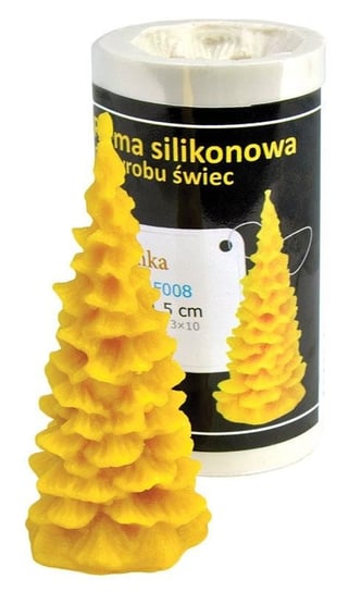 Silikonowa Forma Na Świece "Choinka" - Wzór F008 - ŁYSOŃ | Sklep EMPIK.COM