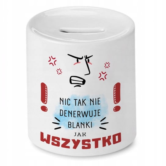 Skarbonka Dla Blanki na Urodziny na Prezent z Nadrukiem ze Zdjęciem ...