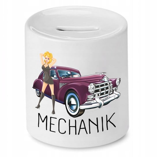 SKARBONKA DLA MECHANIKA MECHANIK MECHANIC PREZENT z Nadrukiem ze ...