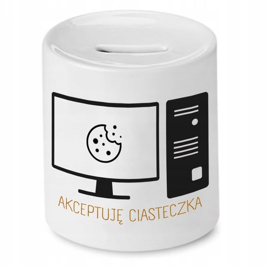 SKARBONKA INFORMATYKA PROGRAMISTY AKCEPTUJE COOKIE z Nadrukiem ze Zdjęciem - PoliDraw | Sklep ...