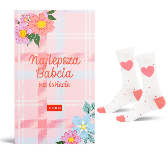 Skarpetki Laurka Najlepsza Babcia - 35-40 - SOXO | Moda Sklep EMPIK.COM