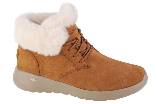 Skechers On The Go Joy Lush 15506-Csnt, Damskie, Buty Zimowe, Brązowy ...