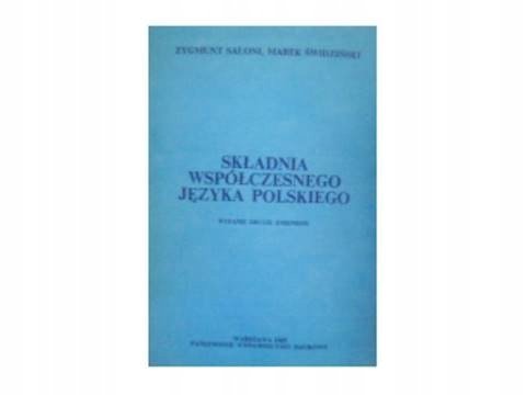 składnia współczesnego języka polskiego - Saloni-Marczewski Wojciech ...
