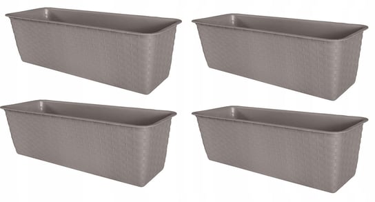 Skrzynka balkonowa RATOLLA -MOCCA 50cm - 4SZT - PROSPERPLAST | Sklep ...