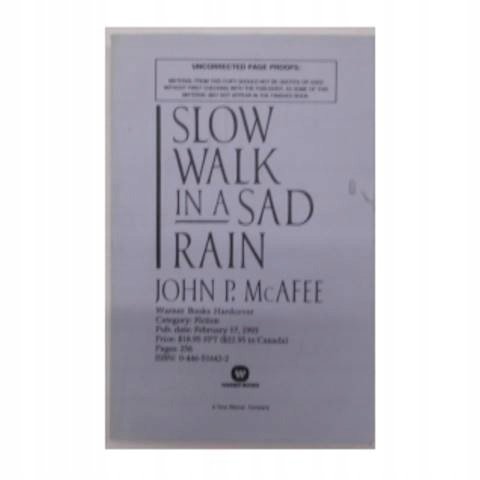 Slow walk in a sad rain - Opracowanie zbiorowe | Książka w Empik