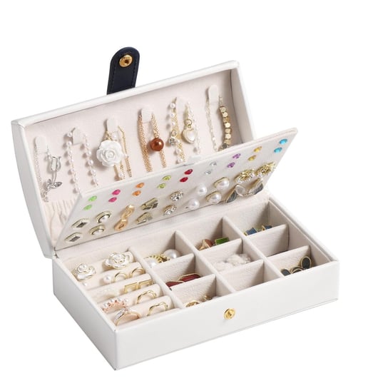 Small Travel Jewellery Box for Women Girls, Small Jewelry Storage Case ...