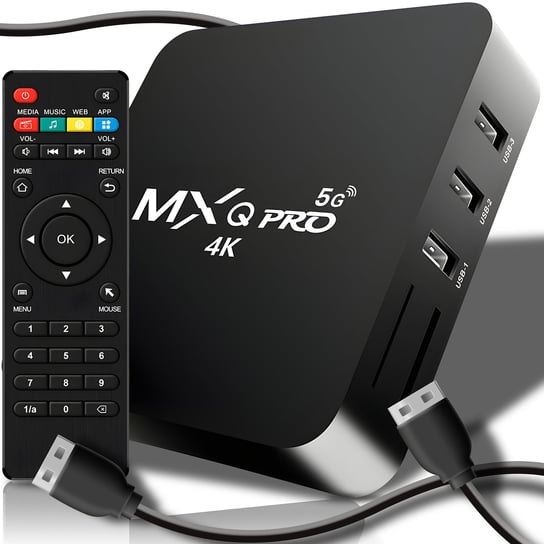 SMART TV BOX 8GB MXQ PRO 4K DEKODER ANDROID 7.1 - retoo | Sklep EMPIK.COM