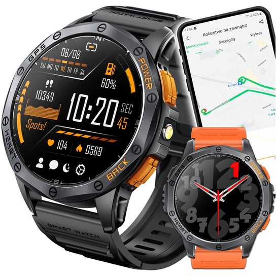 SMARTWATCH MĘSKI GPS MENU POLSKIE WODOODPORNY SPORT ROZMOWY SMART WATCH PL - JG Smart | Sklep ...