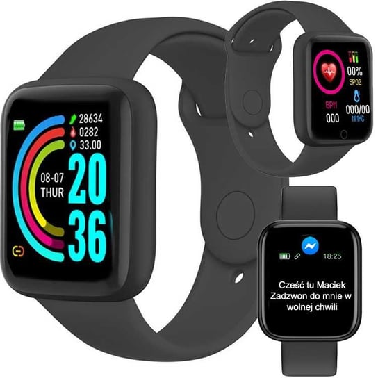 SMARTWATCH SMARTBAND ZEGAREK PULS FIT KROK KCAL - Smart-Trend | Moda ...