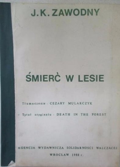 Śmierć w lesie - Opracowanie zbiorowe | Książka w Empik