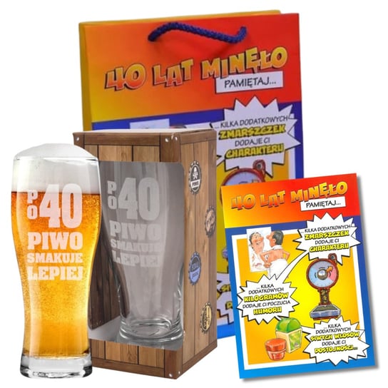 Śmieszny Prezent na 40 Urodziny dla Faceta KUFEL SZKLANKA KARTKA - ANGEL DEVIL | Sklep EMPIK.COM