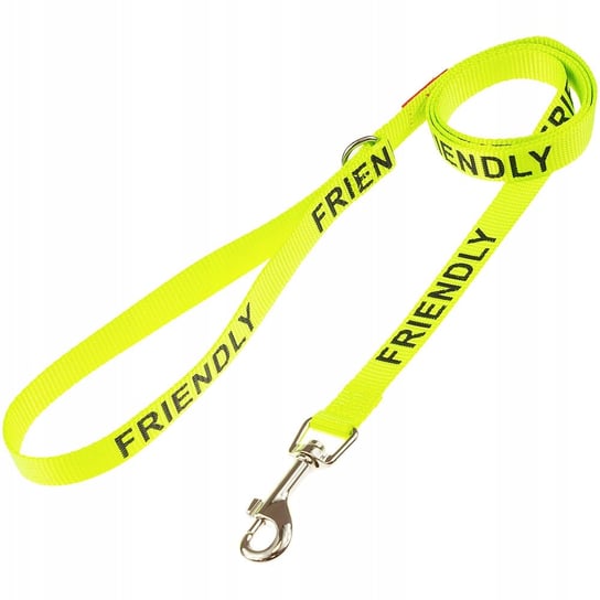 Smycz Dla Psa Z Napisem Friendly Przyjazny Pies S - Inna marka | Sklep ...
