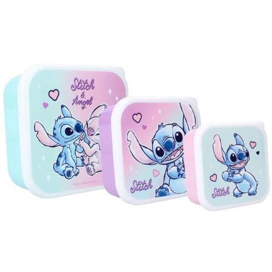 Śniadaniówka, Snack Box 3w1, Stitch, Blue - Vadobag | Sklep EMPIK.COM