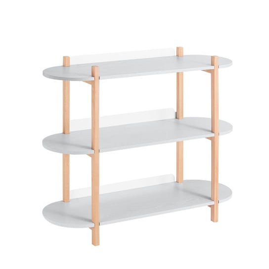 SoBuy szara półka drabinowa dekoracyjna 101x87,5x33 cm HSTR01-H-HG ...