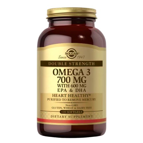 SOLGAR Double Strength Omega-3 (120 kaps.) | Sklep EMPIK.COM